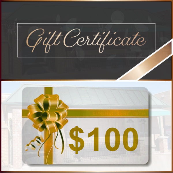 $100 Gift Certificate – My Blog